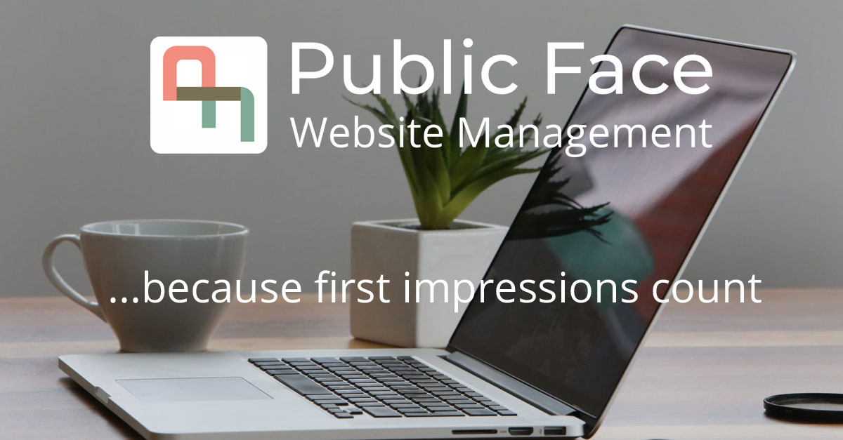 Public Face Website Management – because first impressions count